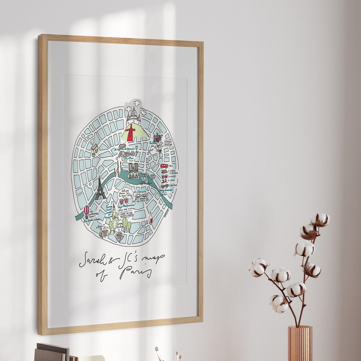 Custom-made Maps and Art – SonjaBajicStudio